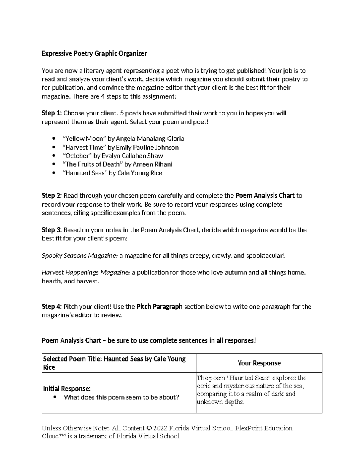 Expressive poetry - jdfgikhibshg - Expressive Poetry Graphic Organizer ...