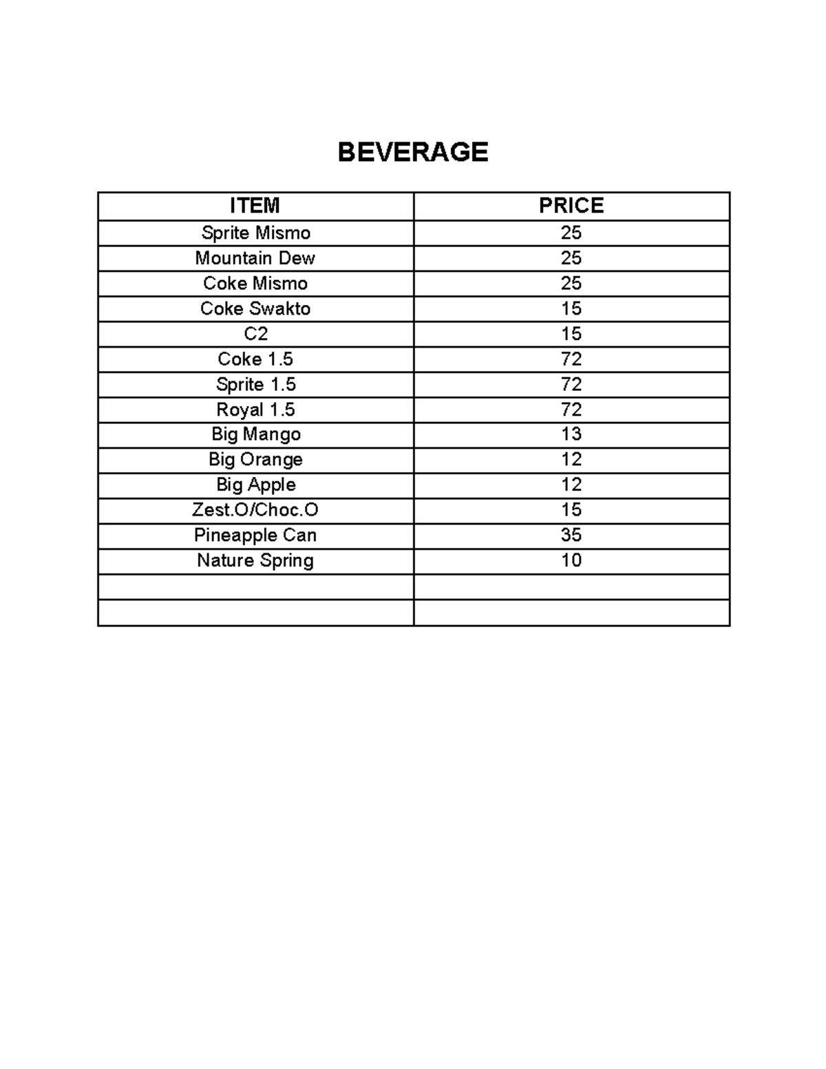 Pricing - xcvvv - BEVERAGE MEDICINE COOKING ESSENTIALS SPREADS Eden ...