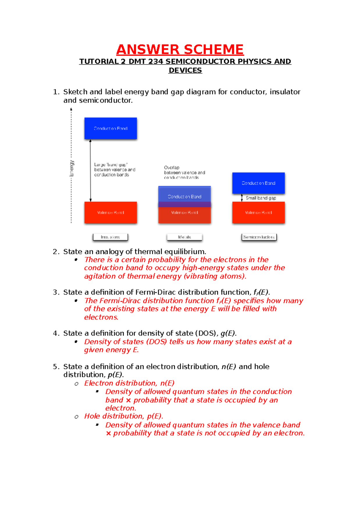 Tutorial 2 DMT 234 Answer - ####### ANSWER SCHEME TUTORIAL 2 DMT 234 ...