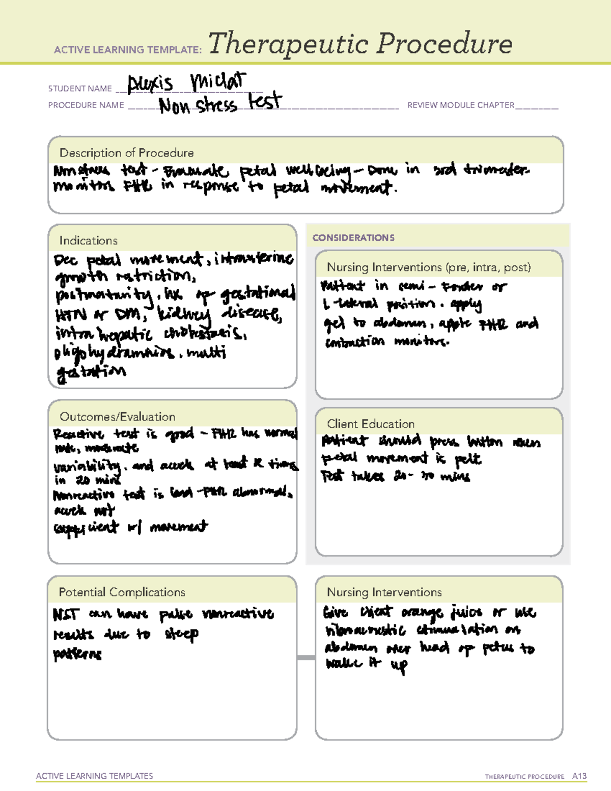 Ob Template Cms - ACTIVE LEARNING TEMPLATES THERAPEUTIC PROCEDURE A ...