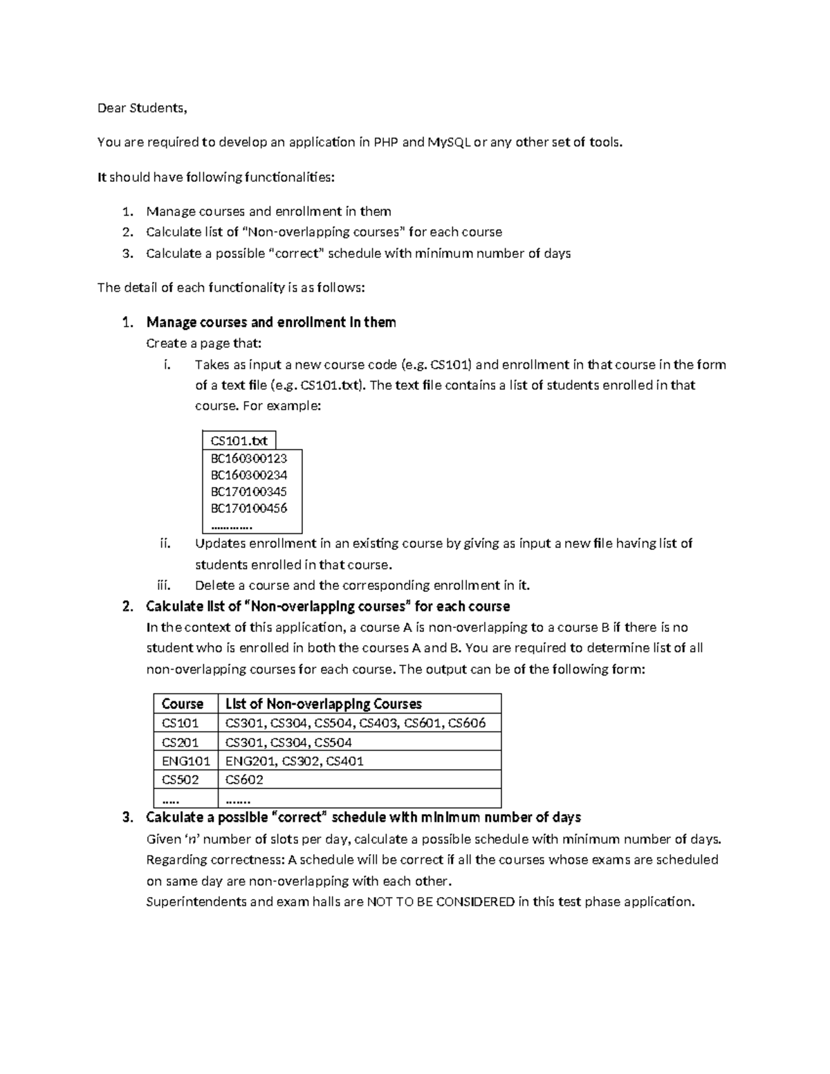 Prototype Phase Assignment Fall 2024 - Dear Students, You are required ...