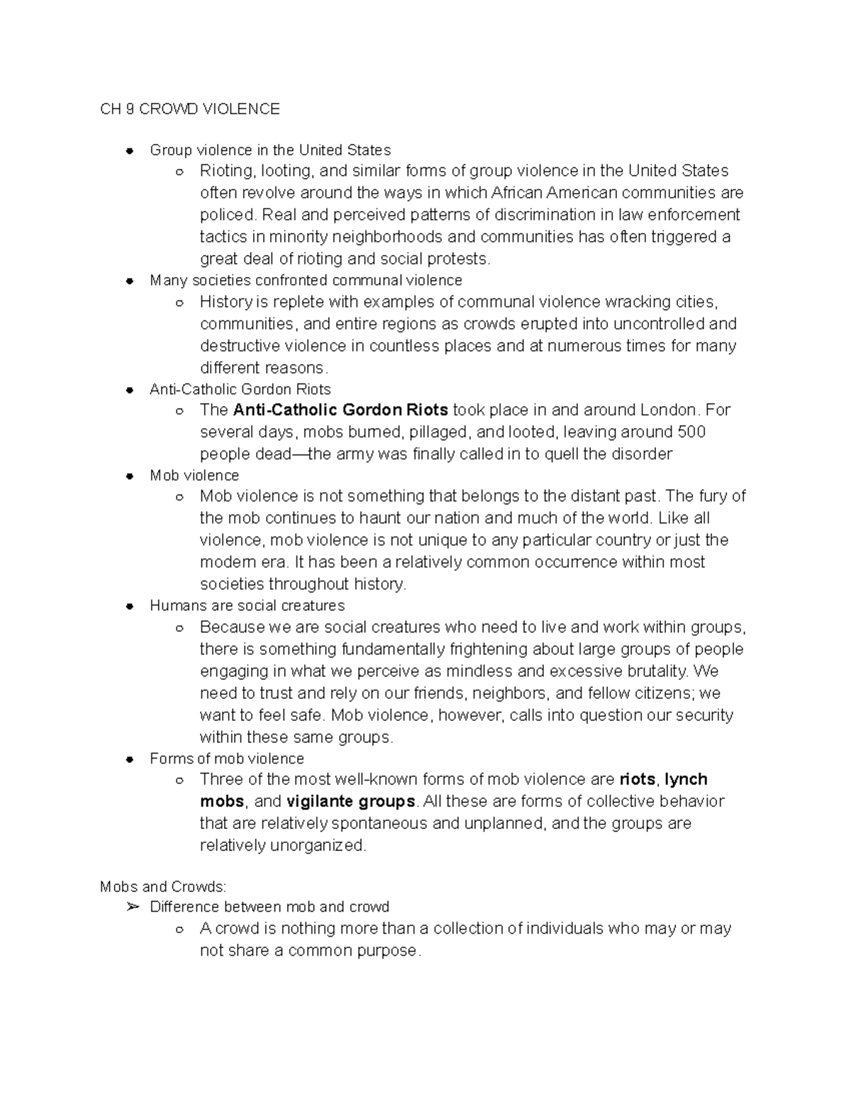 Violent Off CH 9 - Professor Stephen Payne - CH 9 CROWD VIOLENCE Group ...