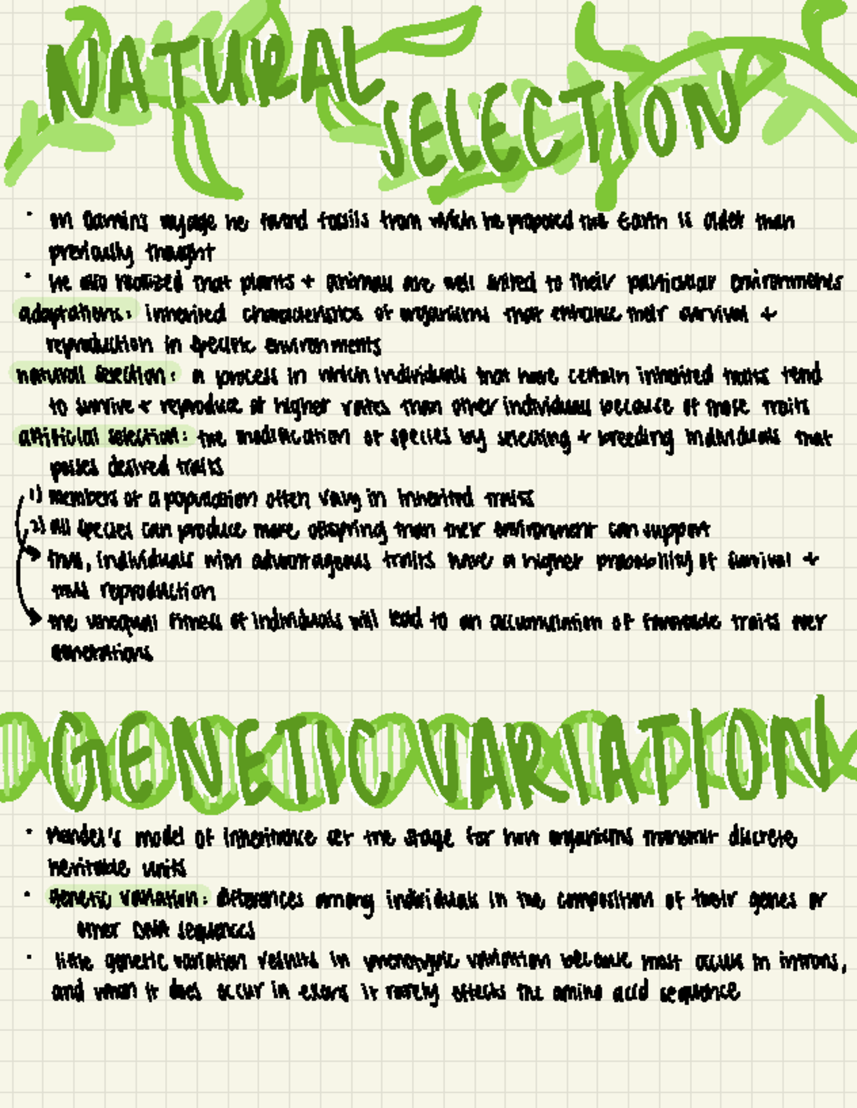 LIFE121 Natural Selection - on voyage previously thought he found ...