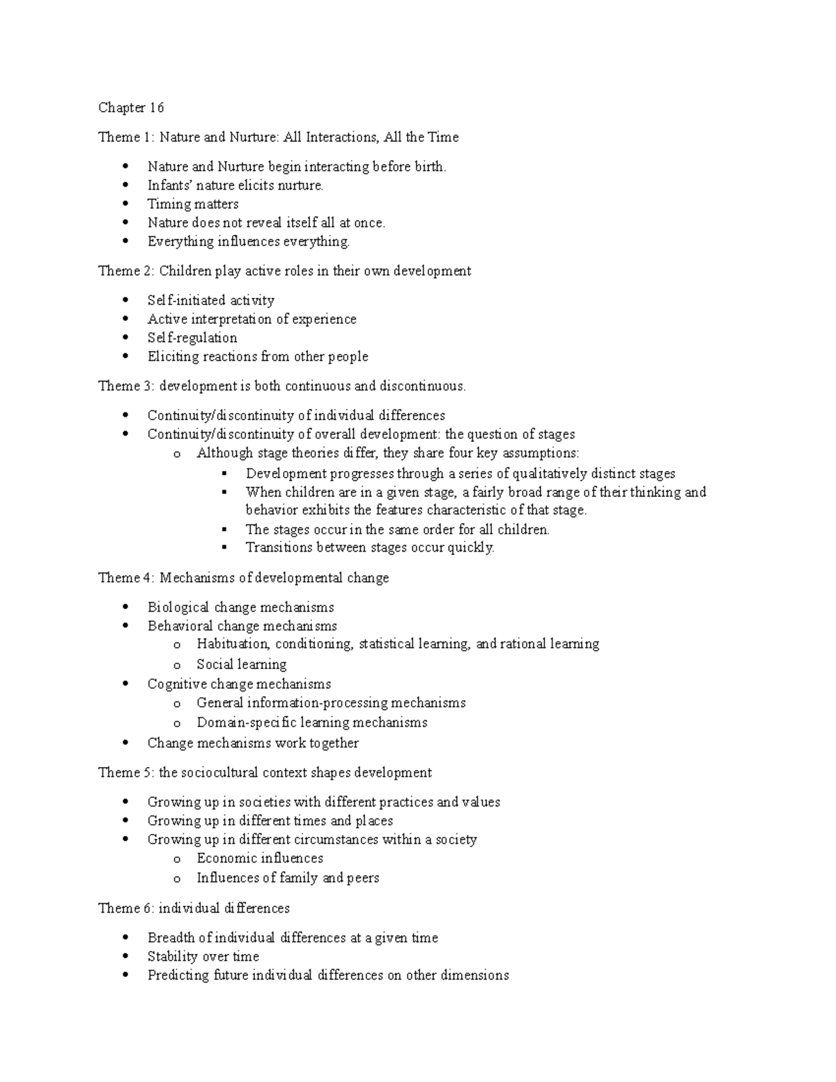 Chapter 16 notes - PSY 321 - SLU - Studocu
