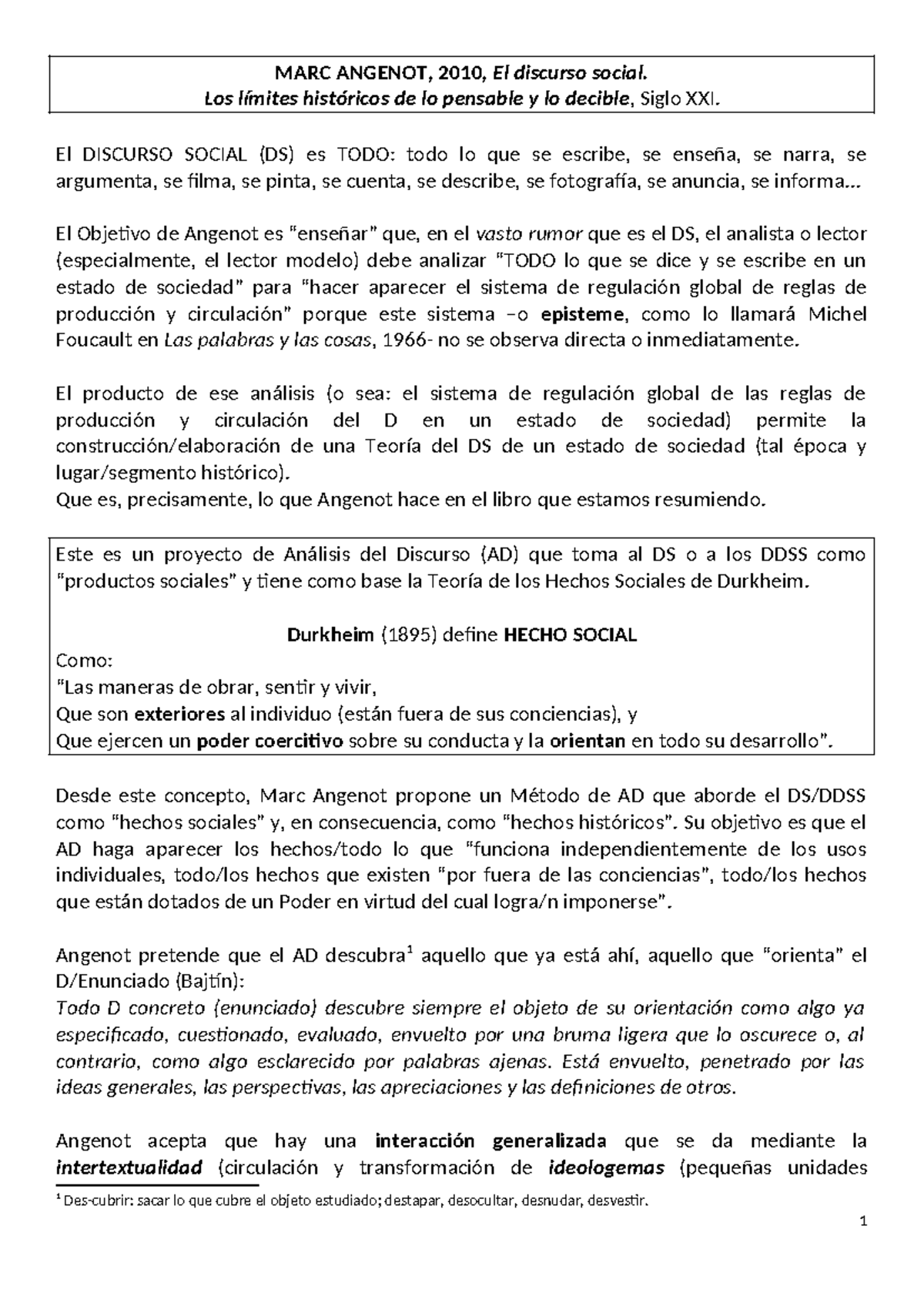 Clase-2-El- Discurso- Social-Angenot-Resumen-MC 4 - MARC ANGENOT, 2010 ...