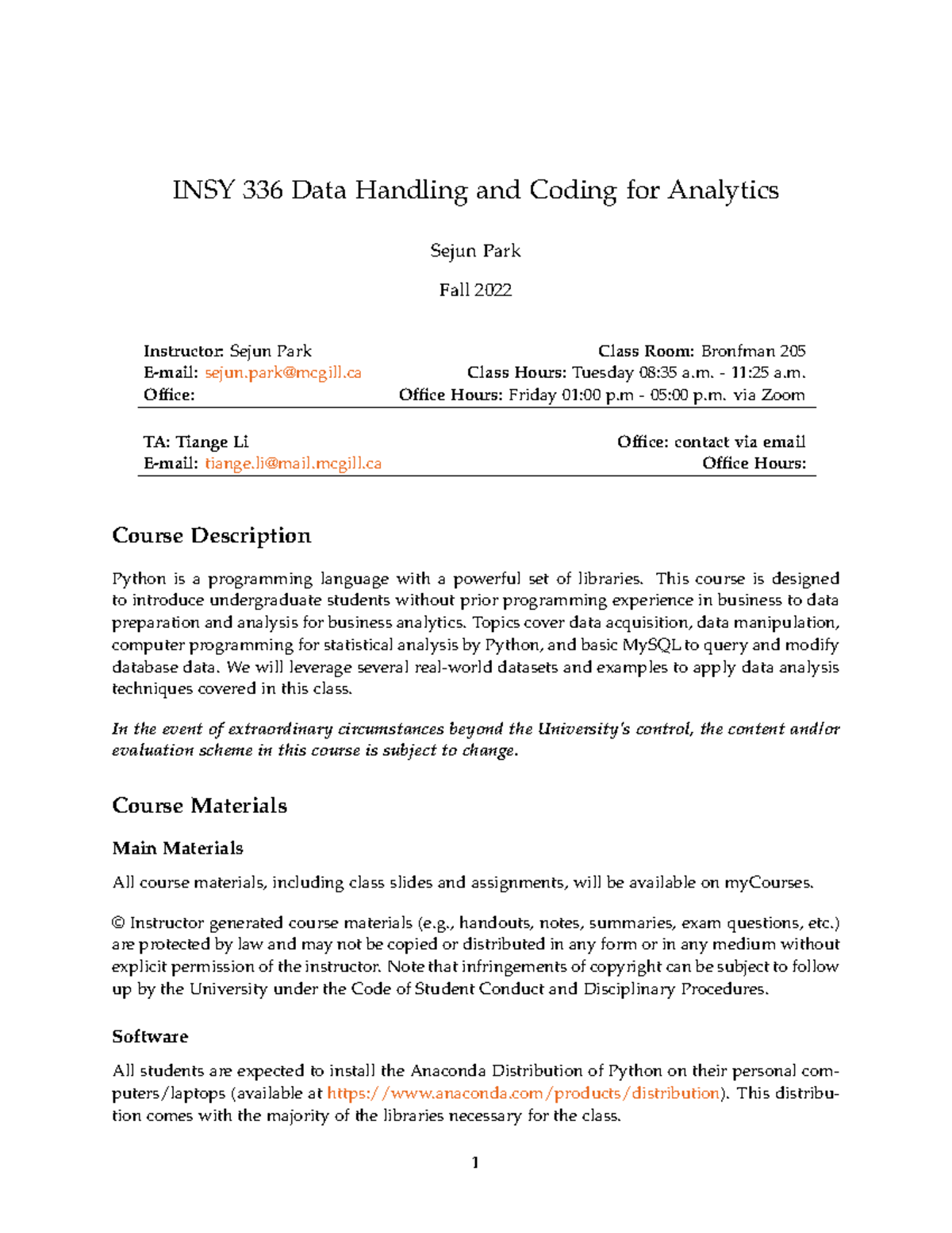 INSY336-001 - Good - INSY 336 Data Handling and Coding for Analytics ...
