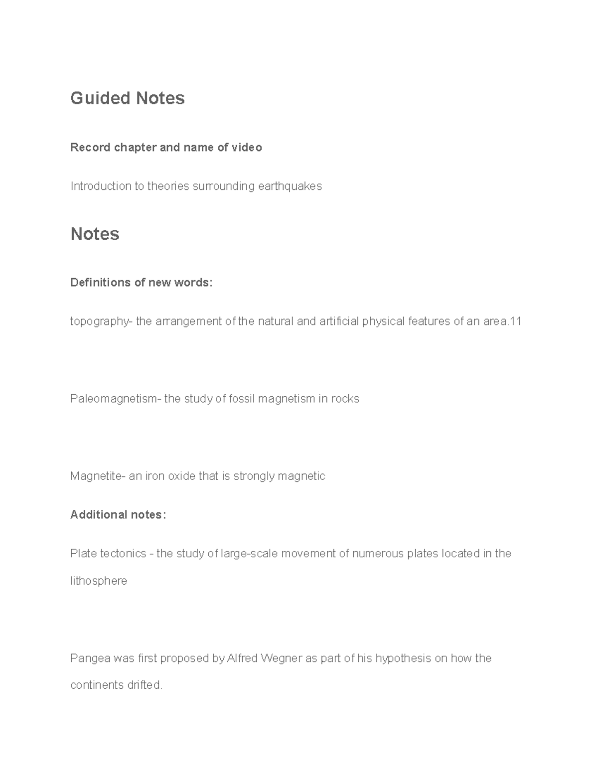 Guided Notes 4 - Guided Notes Record chapter and name of video ...