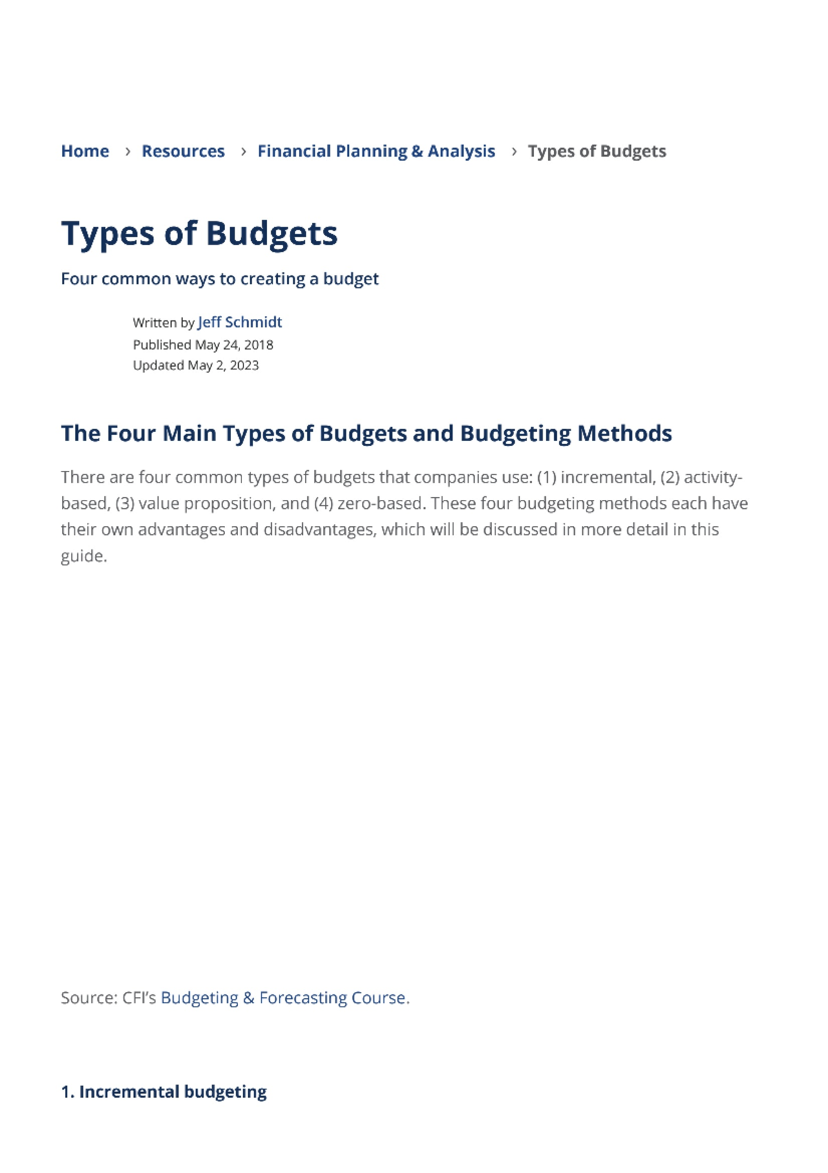 Types of Budget - Public Policy & Political Process In India - Studocu