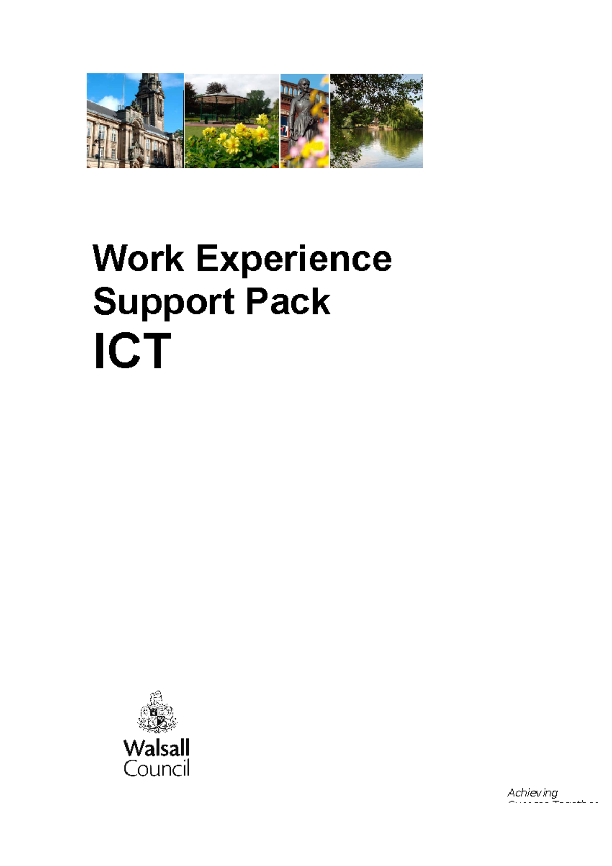 Ict work exp master placement pack - Work Experience Support Pack ICT ...