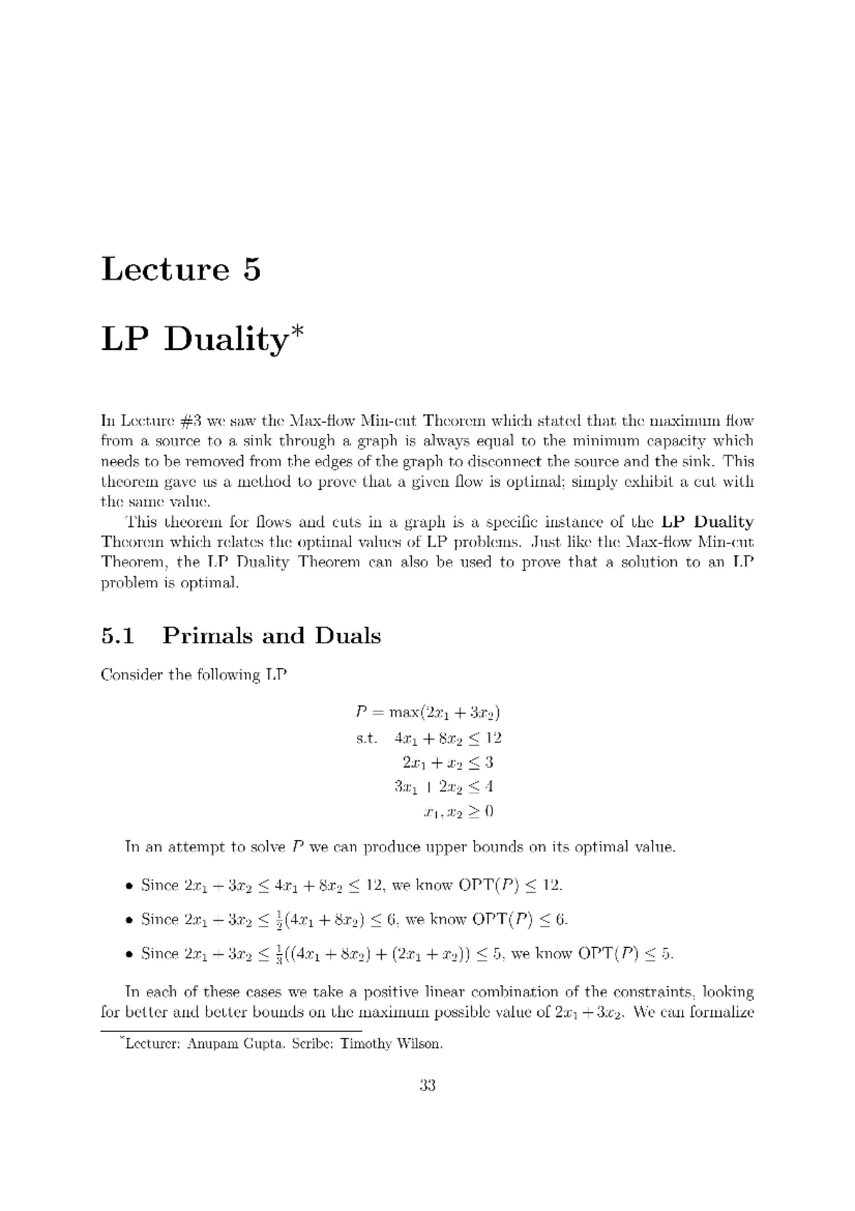 Lecture-5 LP Duality - This is very useful notes read now this is clear ...