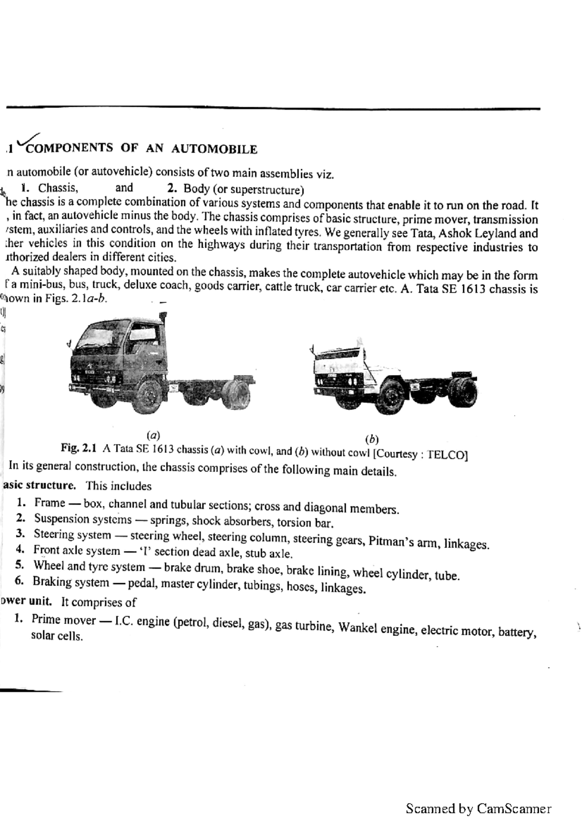 Automobile Engine Unit-1 - Automobile Engineering BME3702 - Studocu