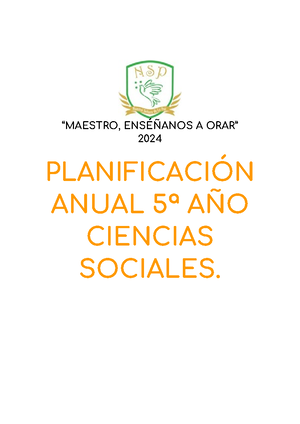 Planificacion Anual 6TO CS Sociales. Barrionuevo - “MAESTRO, ENSÉÑANOS ...