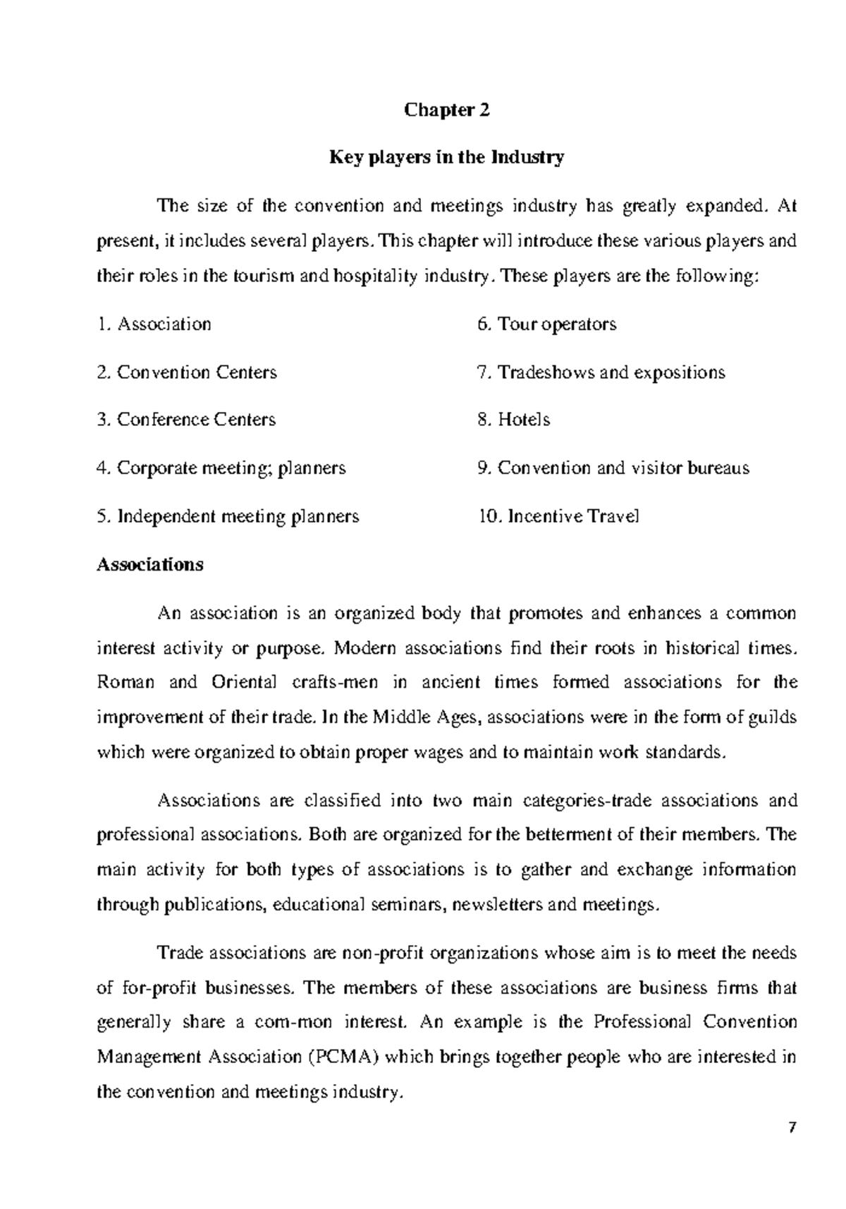 Chapter 2 Key Players in the Industry - Chapter 2 Key players in the ...