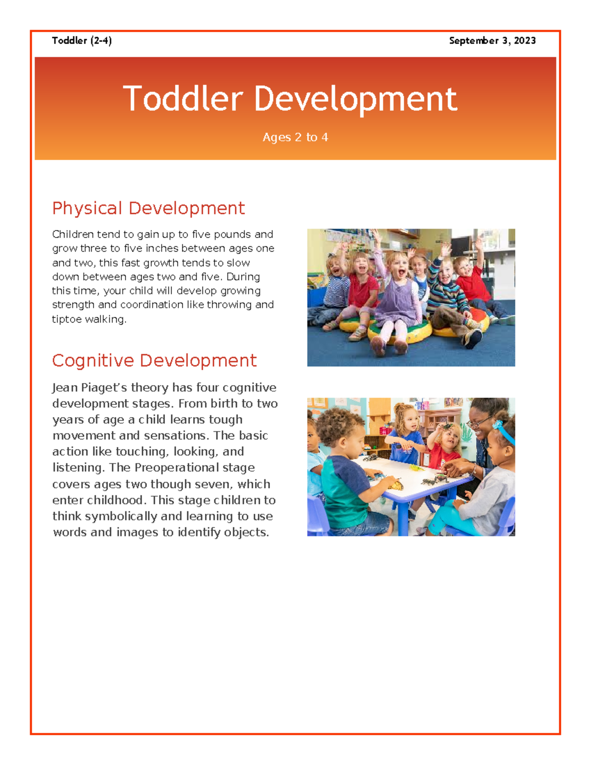 Topic 3-Newsletter - Development Newsletter (Obj. 3.1 and 3.3 ...