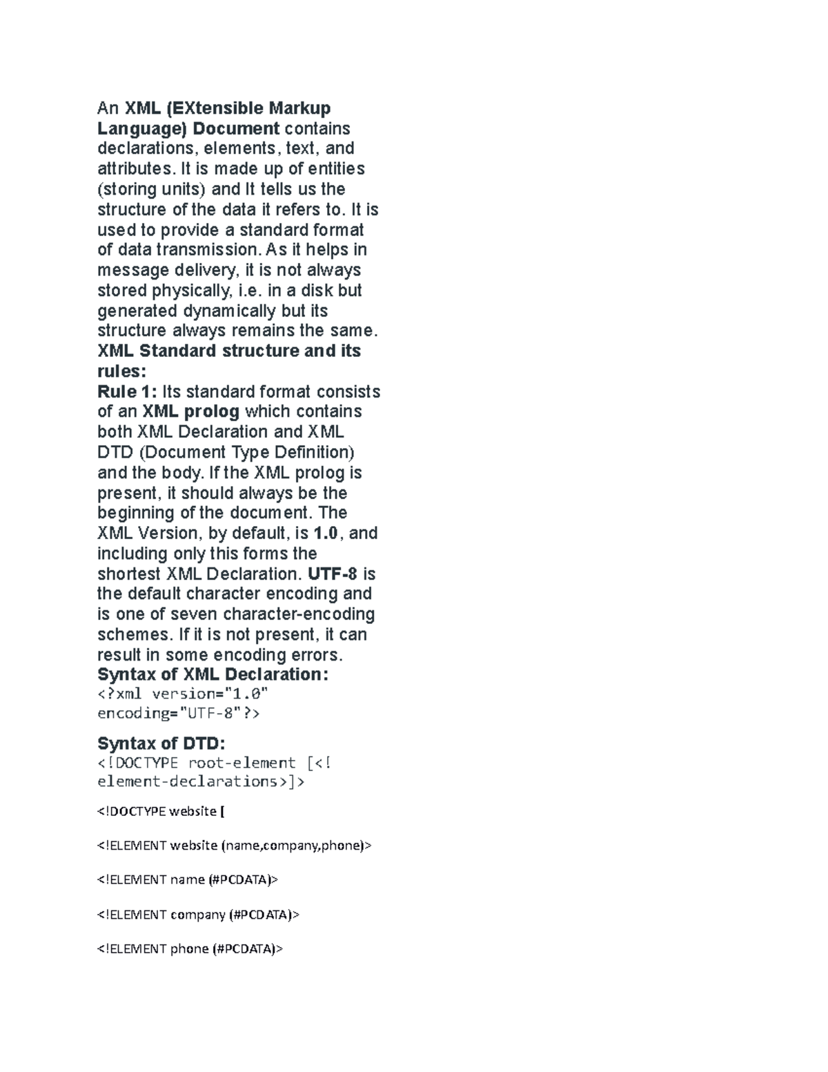 ADB unit 4 - AZdfxghb - An XML (EXtensible Markup Language) Document ...