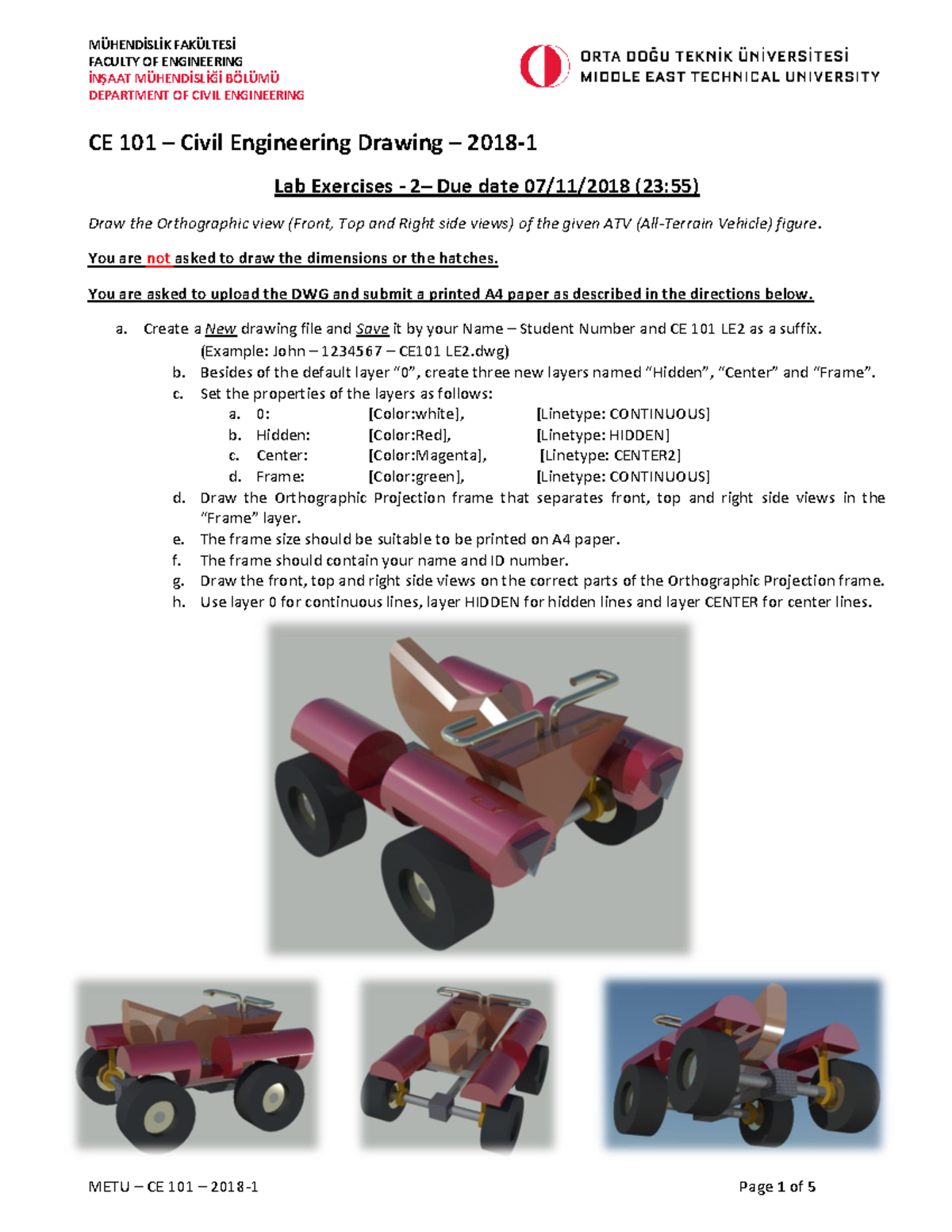 CE 101 - 2018-1 - LE2 - lab - FACULTY OF ENGINEERING İNŞAAT ...