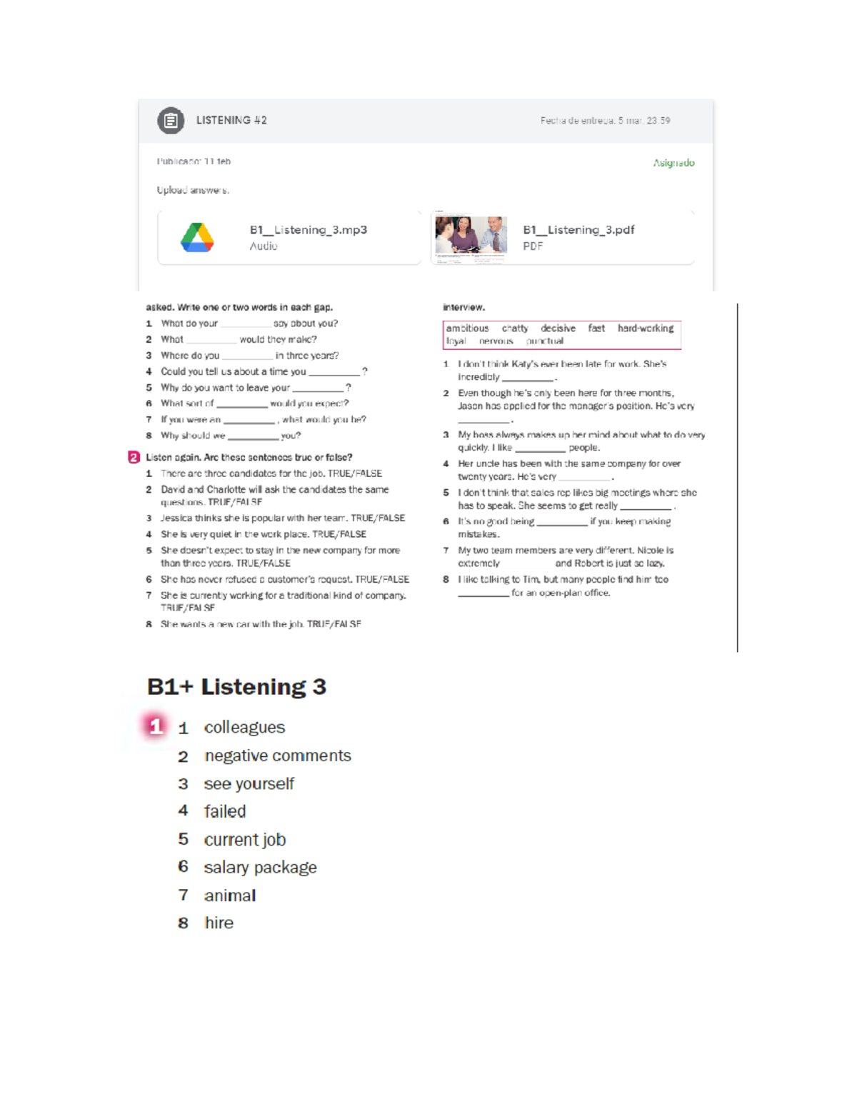 Listening #2 - practica - Lingüística en inglés - Studocu