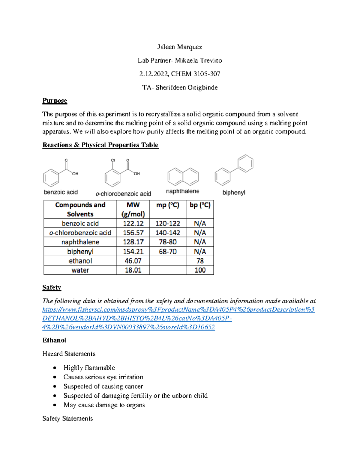 Lab Experiment 3 - Just doing it - Jaleen Marquez Lab Partner- Mikaela ...