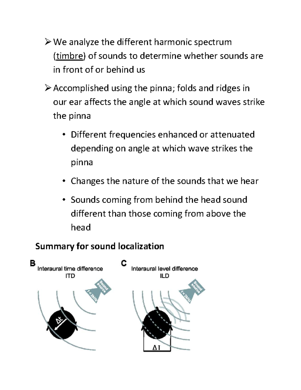 10 - short summary of class lecture - We analyze the different harmonic ...
