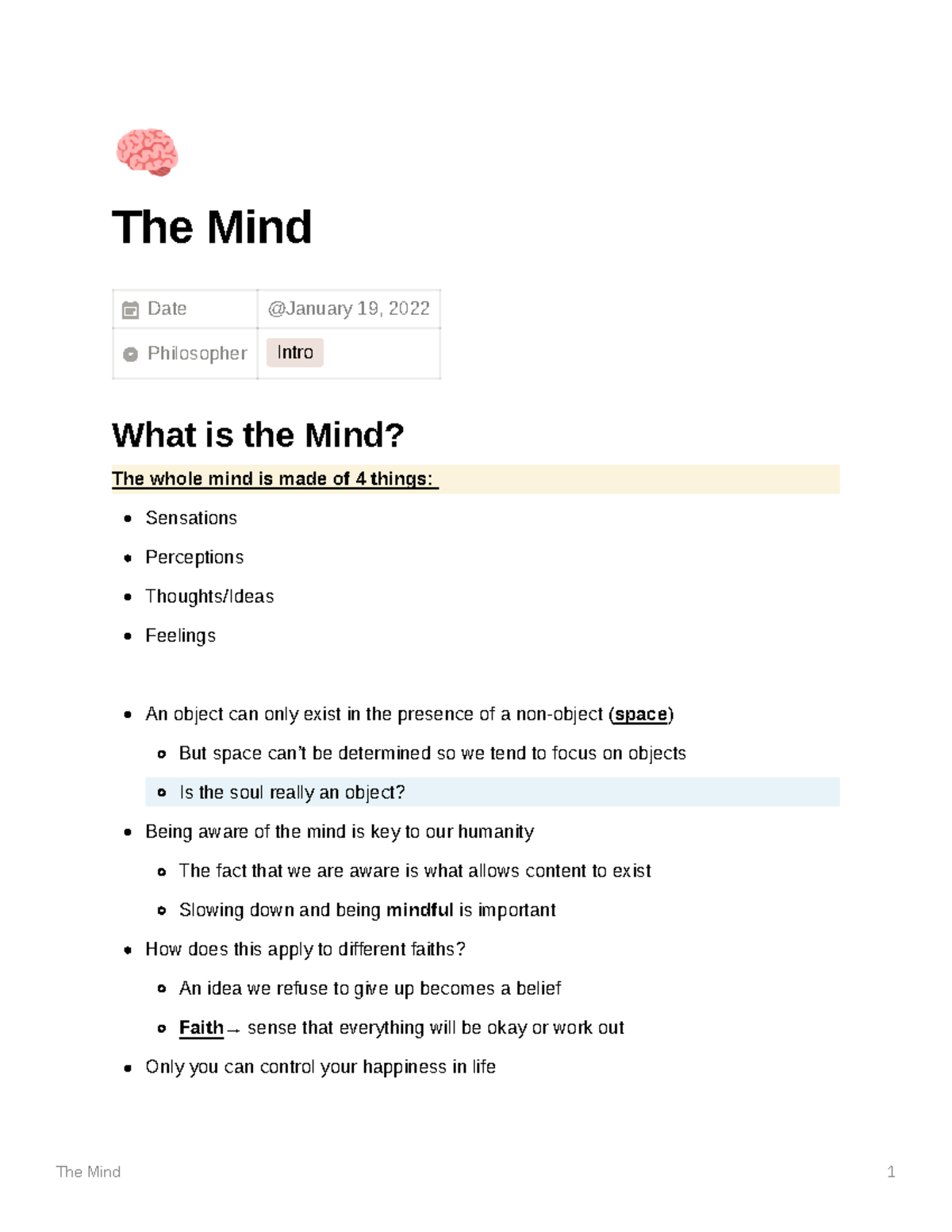 The Mind - Dr. Jack Purcell - The Mind 1 🧠 The Mind Date Philosopher ...