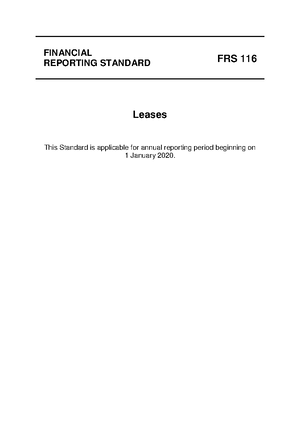 Etaxguide Tax Treatment Arising from Adoption of FRS 116 or SFRS(I) 16 ...