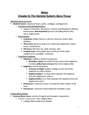 Chapter 3 Notes(1) - Notes were taken based on the lecture: The ...