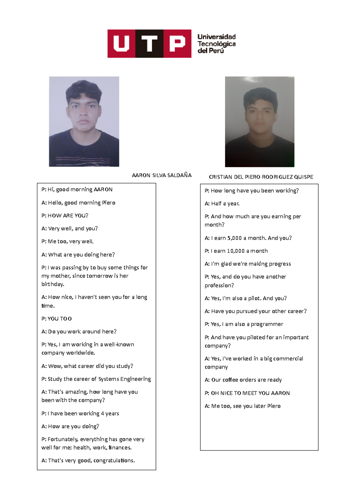 AC-S08 Week 8 - Task Assignment - Professions and Occupations - AARON SILVA SALDAÑA CRISTIAN DEL ...