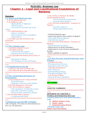 PLGL 323 - Business Law - Chapter 03 - Ethics for Business - PLGL 323 ...