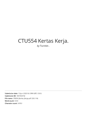 Group Assignment CTU 554 Complete - FACULTY OF BUSINESS AND MANAGEMENT ...