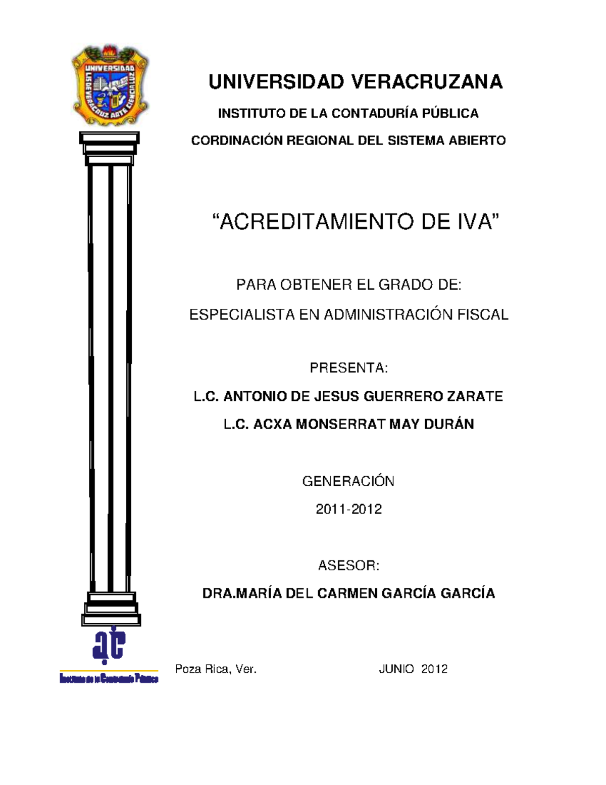 IVA- Acreditable - Resumen Contabilidad intermedia - UNIVERSIDAD ...
