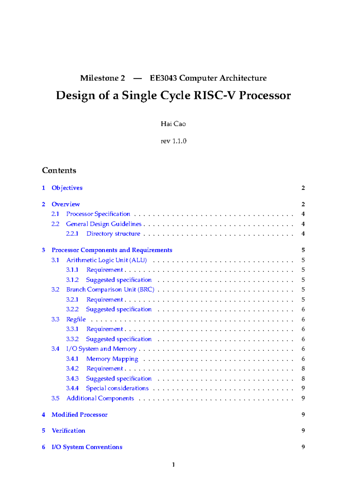 Inbound 4120524010381347264 - Design of a Single Cycle RISC-V Processor ...
