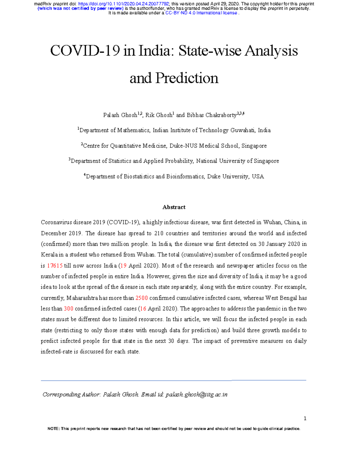 Corona (covid-19) using python - 1 COVID-19 in India: State-wise ...