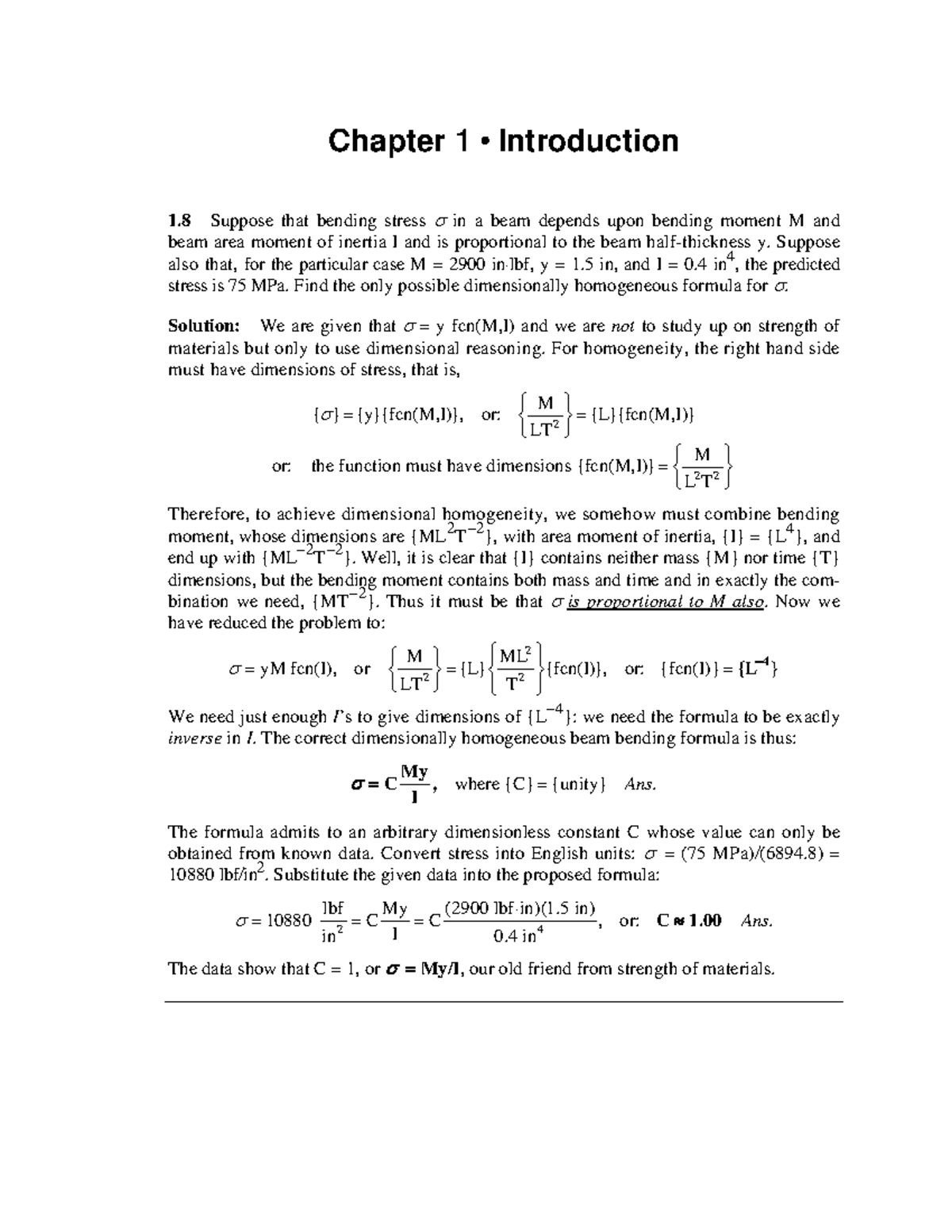 Tutorial work - chapter 1 solutions - Chapter 1 Introduction 1 Suppose ...