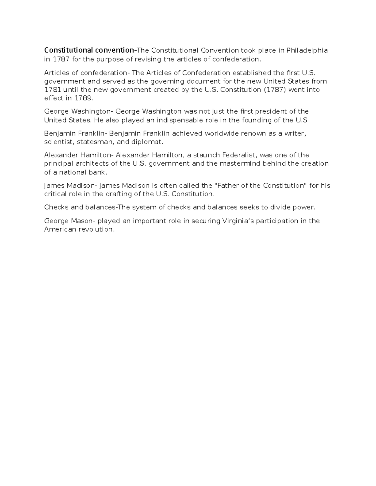 For Definitions - lol - Constitutional convention-The Constitutional ...