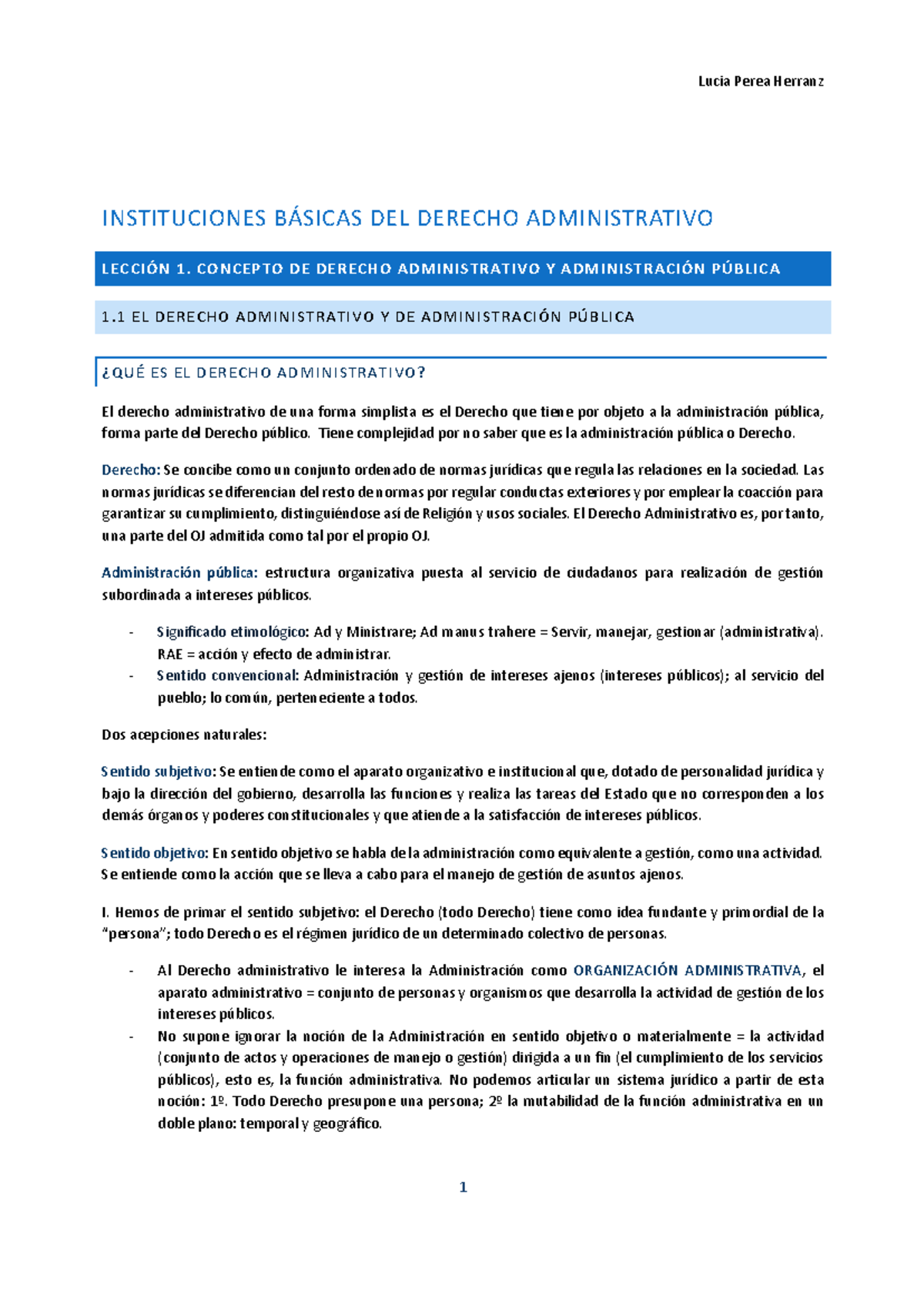 Instituciones básicas del Derecho Administrativo - INSTITUCIONES BÁSICAS DEL DERECHO ...