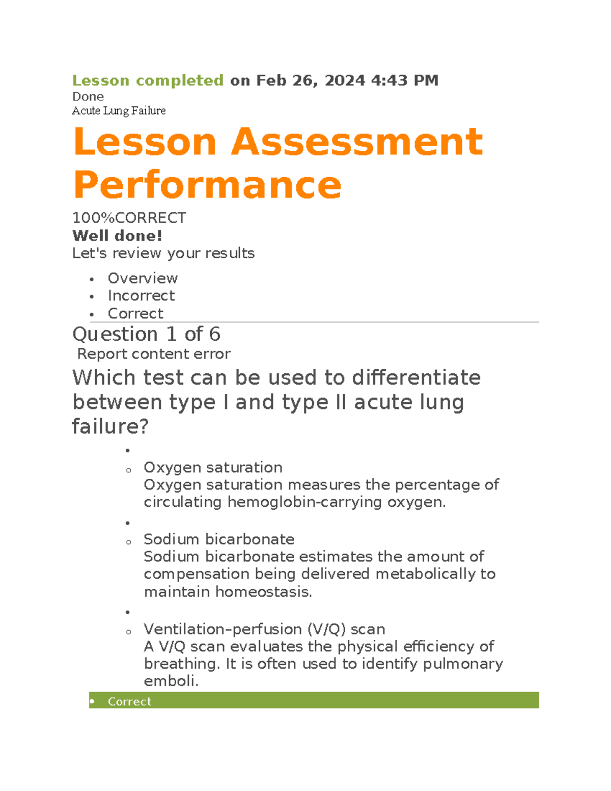 445 week 8 SP - sherpath - Lesson completed on Feb 26, 2024 4:43 PM ...