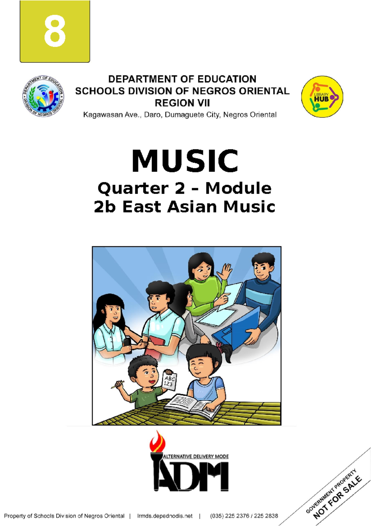 Music 8 2Q 2b - 8 MUSIC Quarter 2 – Module 2b East Asian Music MAPEH ...