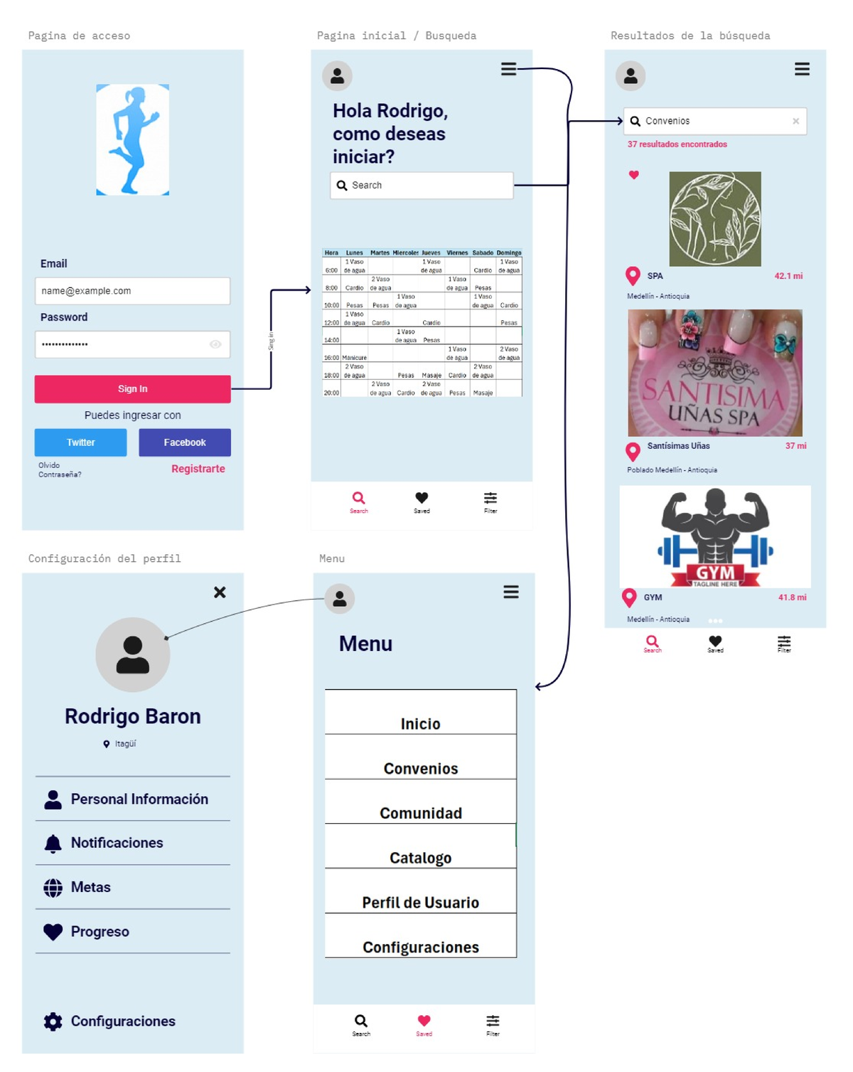Prototipo mockup de app - Analisis y desarrollo de software - Studocu