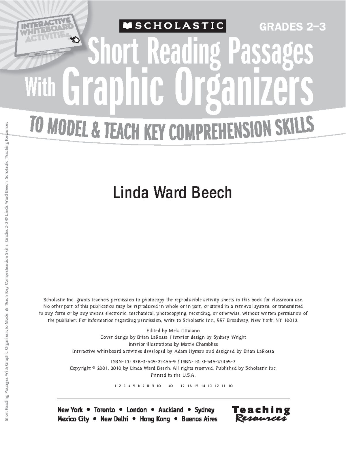 Linda Ward Beech. - Scholastic. Short Reading Passages & Graphic ...