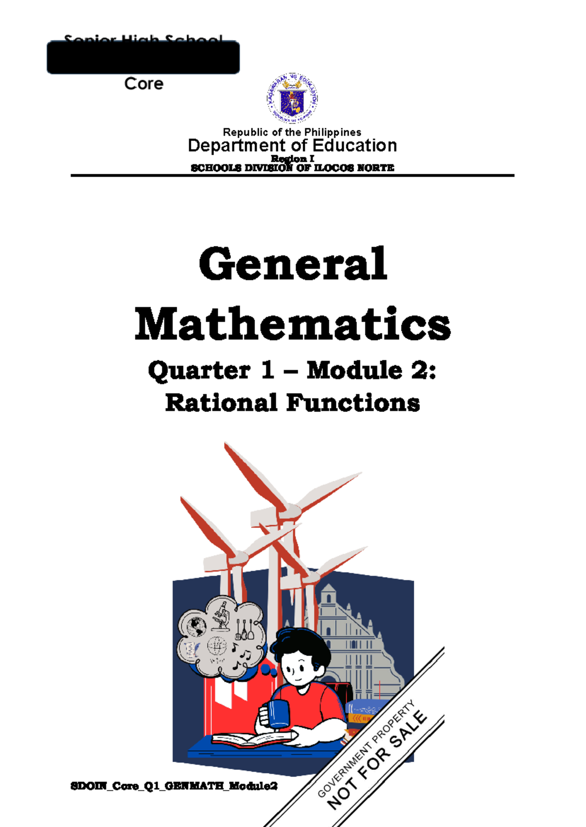 CORE Gen Math Q1 Mod2 W23 Rational-Functions - Republic of the ...