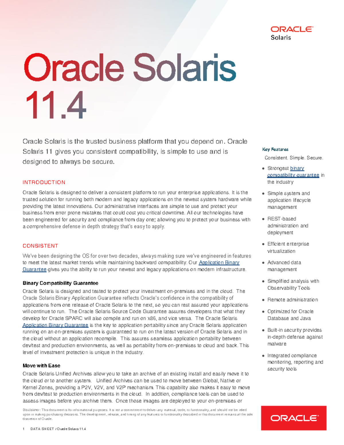 Solaris 114datasheet - Gsjsb sjsjsvj aisbysjbs siksjwjq - Disclaimer ...