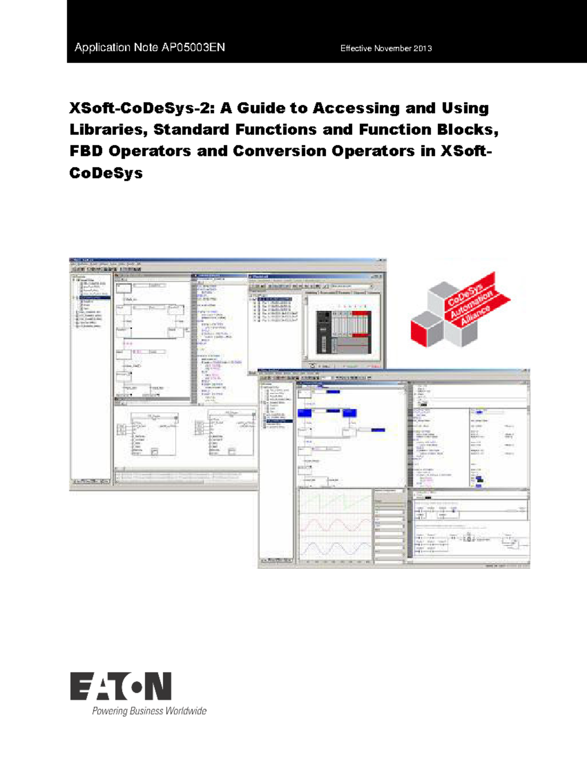 AP05003 EN XSoft-Co De Sys-2 Library guide - Application Note AP05003EN ...