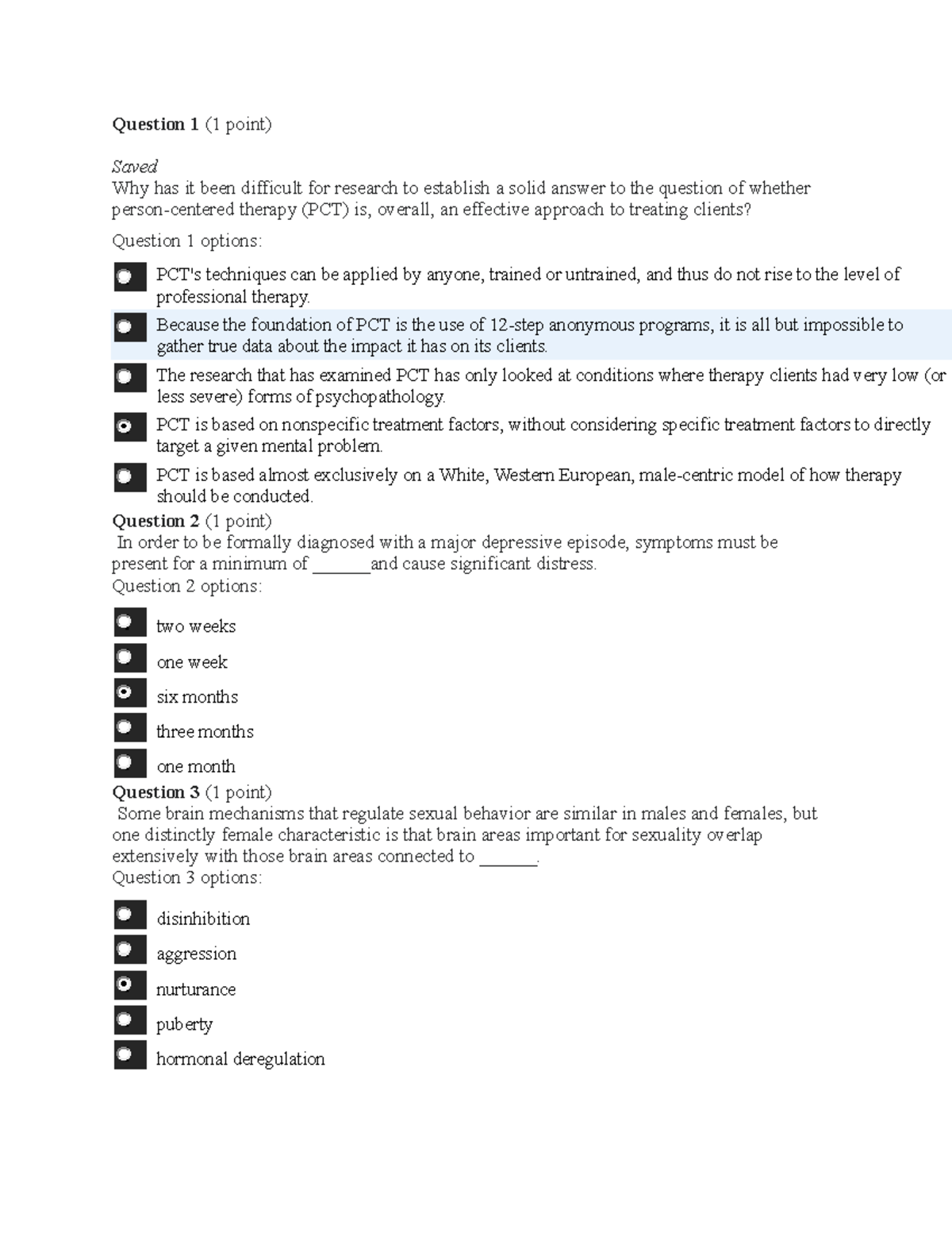 PSYC 100 - Final exam practice question 2 - Saved Why has it been ...
