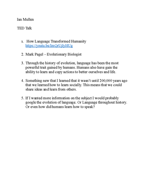 Exercise 3 ANTH103 Async - Early Homo Virtual Lab Worksheet In the ...