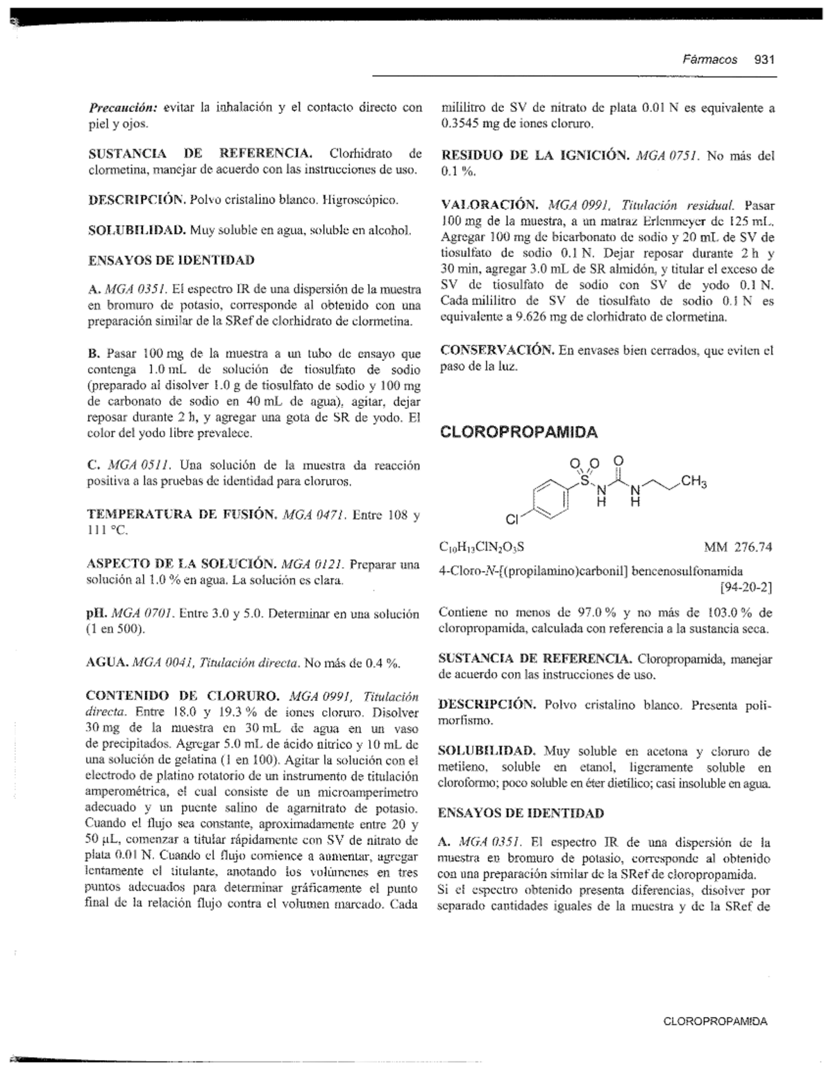 Clorpropamida - quimica - UNAM - Studocu