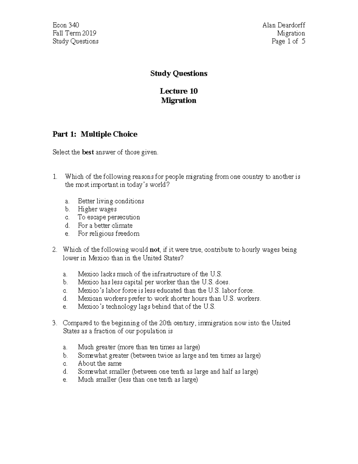 S10-Migration - migration stages - Fall Term 2019 Migration Study ...