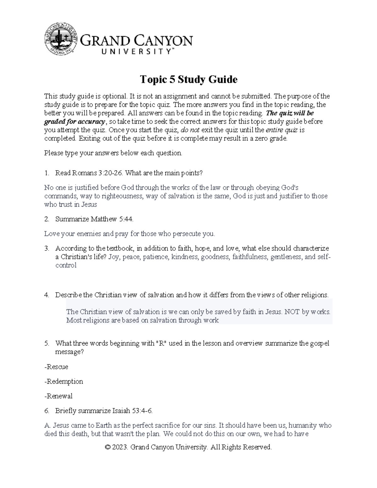 CWV-101-301-RS-T5Study Guide-Online - Topic 5 Study Guide This study ...