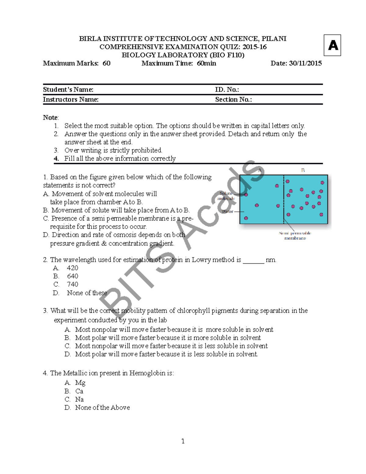 Bitsacads Dkqnqia Ncdqtcvqta Eqortg 4238 OK - BIRLA INSTITUTE OF ...