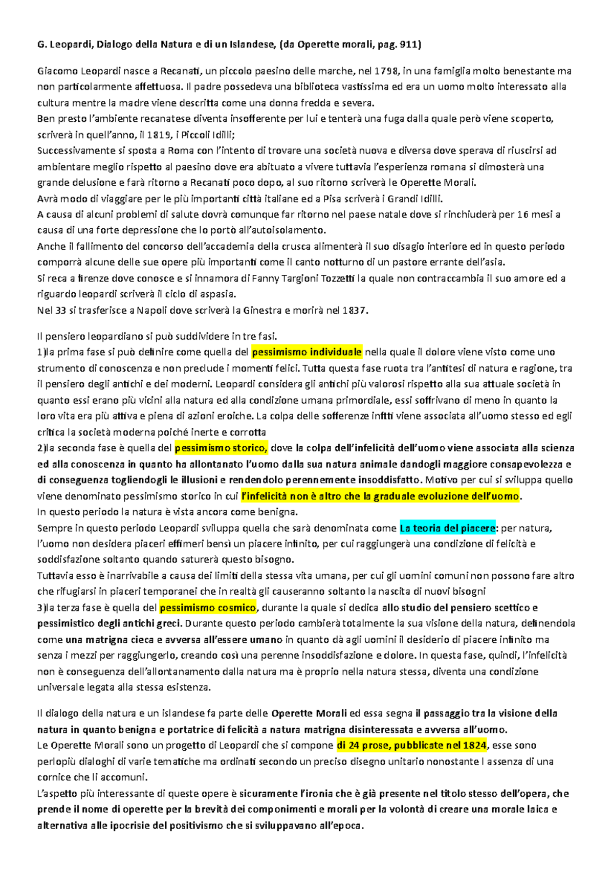 Leopardi Pascoli D'Annunzio Montale Baudlaire Ungaretti Palazzeschi Saba Pirandello - G ...