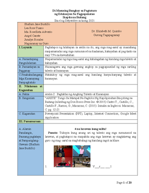 Q1 Week 1 - Lesson plan in Modals - Department of Education Division of ...